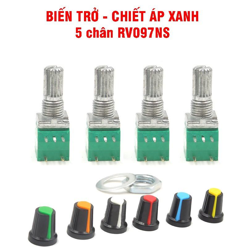 Volume control potentiometer / Variable resistor with single 5-pin ...