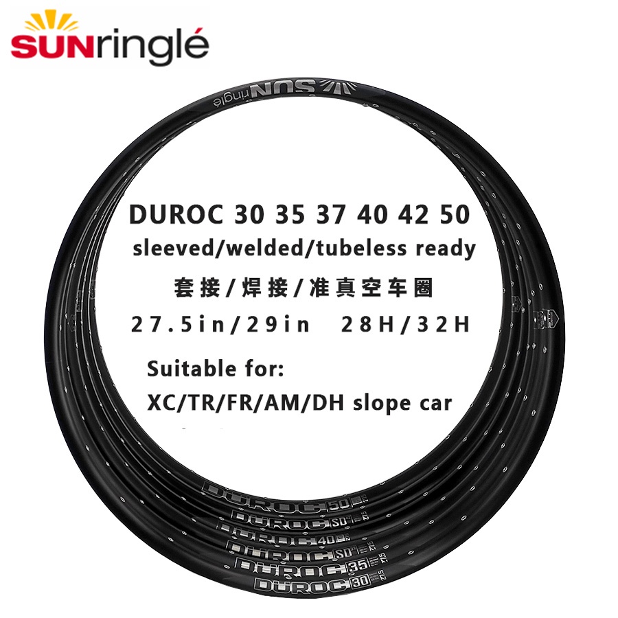 Sunringle DUROC Rim basikal Mtb Rims 27.5/29 Inch 30 35 37 40 42 50 ...