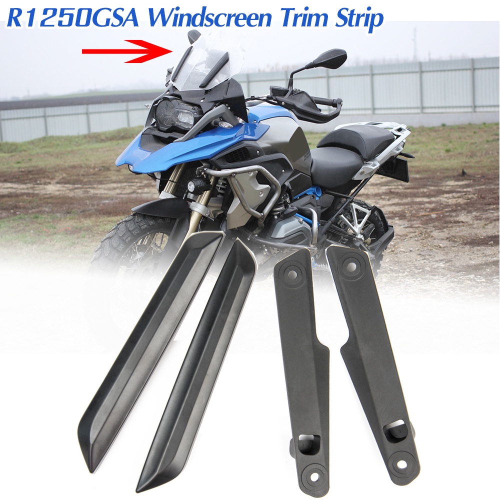 LJBKOALL R1200GS Motorcycle Windshield Windscreen Trim Strip Bracket ...
