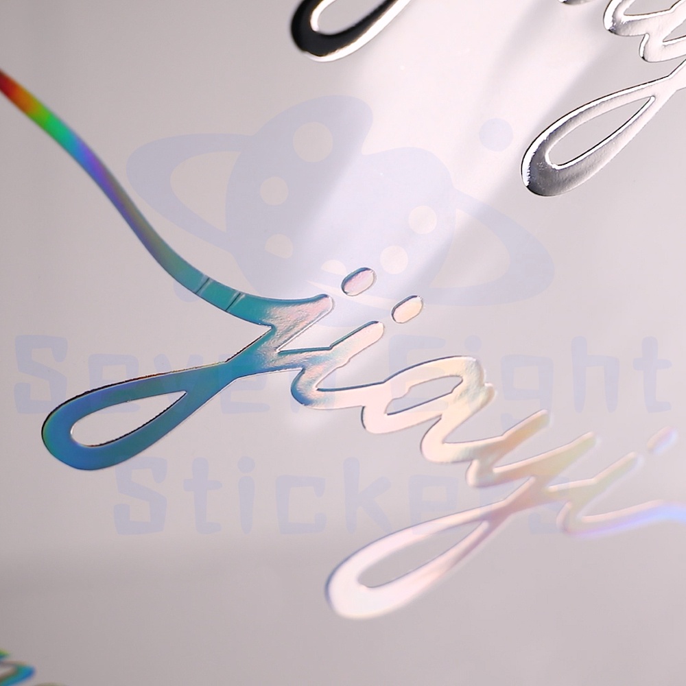 Customise Name Sticker Waterproof Sticker LOGO Sticker 3D Custom Label ...