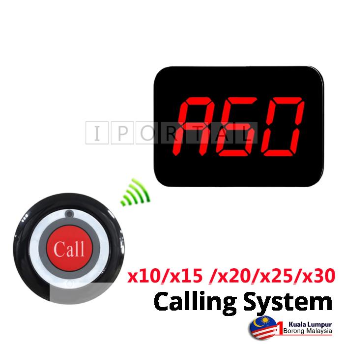 Restaurant Table Button Pager Wireless Service Call Calling System ...