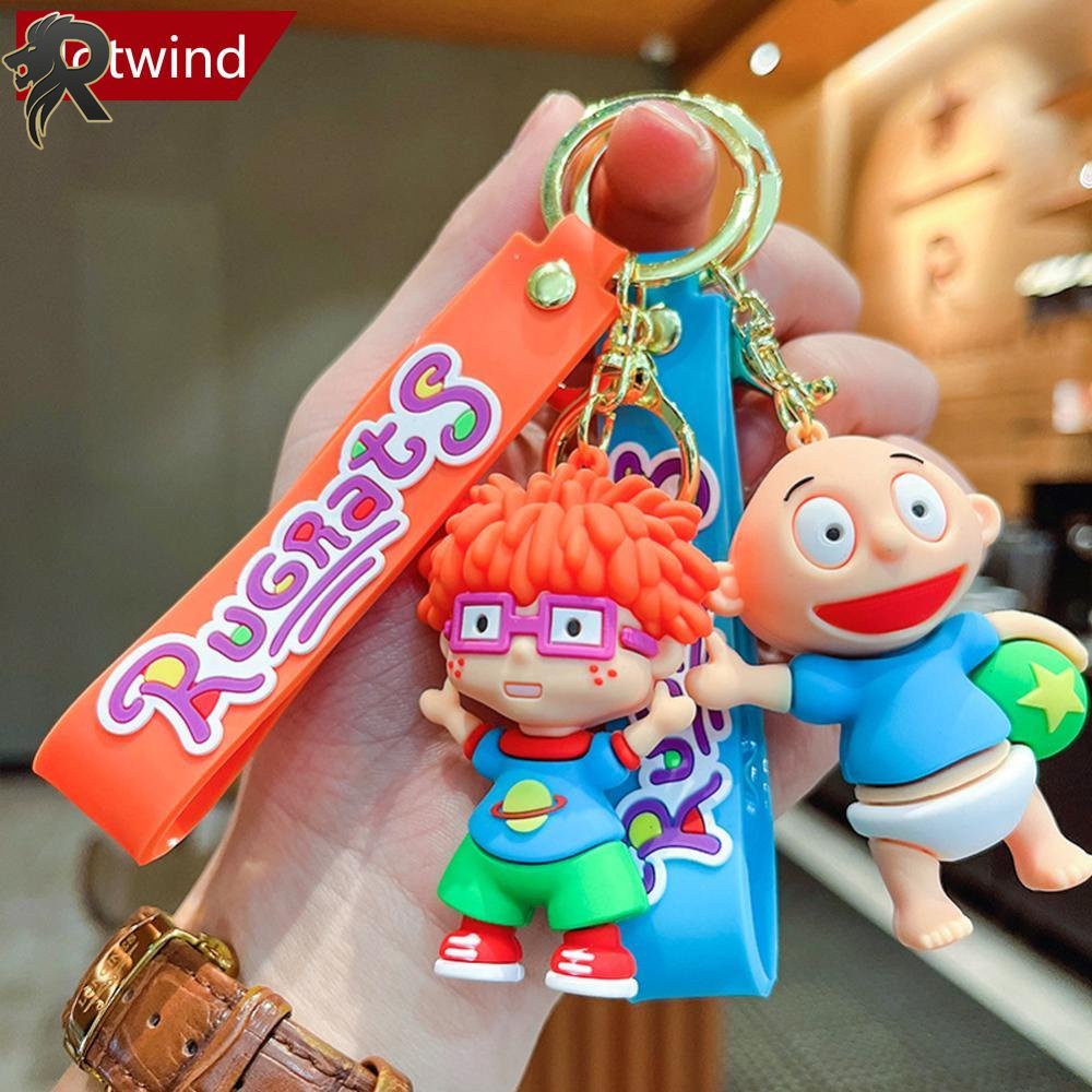 RL Cartoon Anime Figurine Keychain Women Men Creative Anime Couple ...