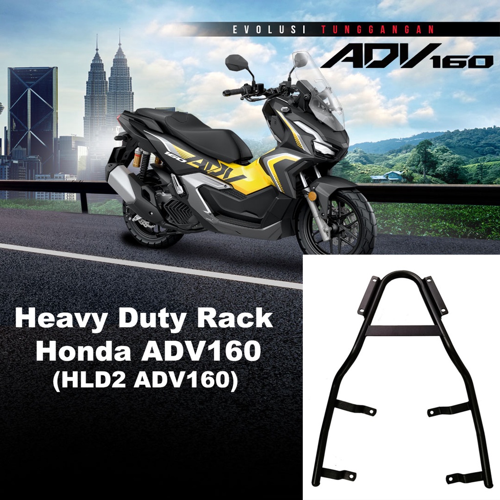 Honda ADV160 Heavy Duty Monorack Mono Rack Top Box | Shopee Malaysia