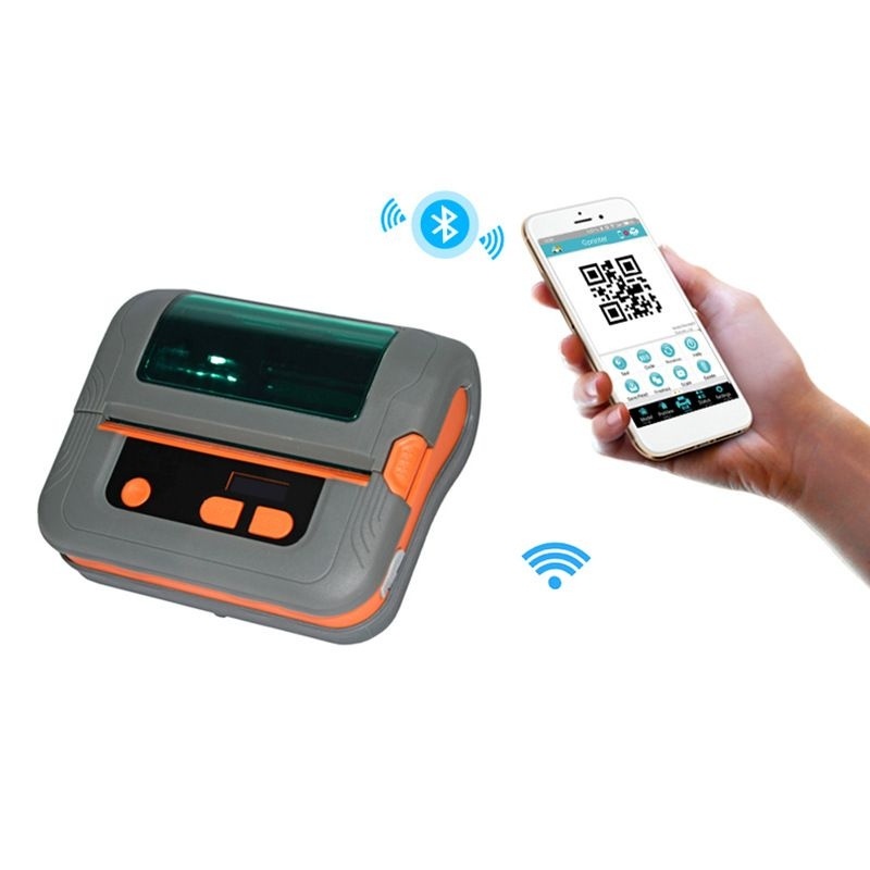Portable A6 Bluetooth Thermal Label Waybill Sticker 110mm Receipt ...