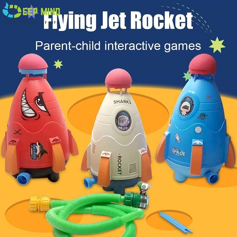 DM Water Jet Rocket Powered Launcher Space Party Games Outdoor ...