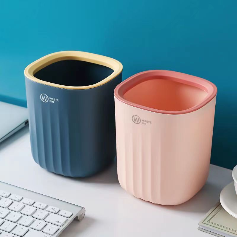 Multifunctional Coverless Desktop Trash Can Household Small Trash Can ...