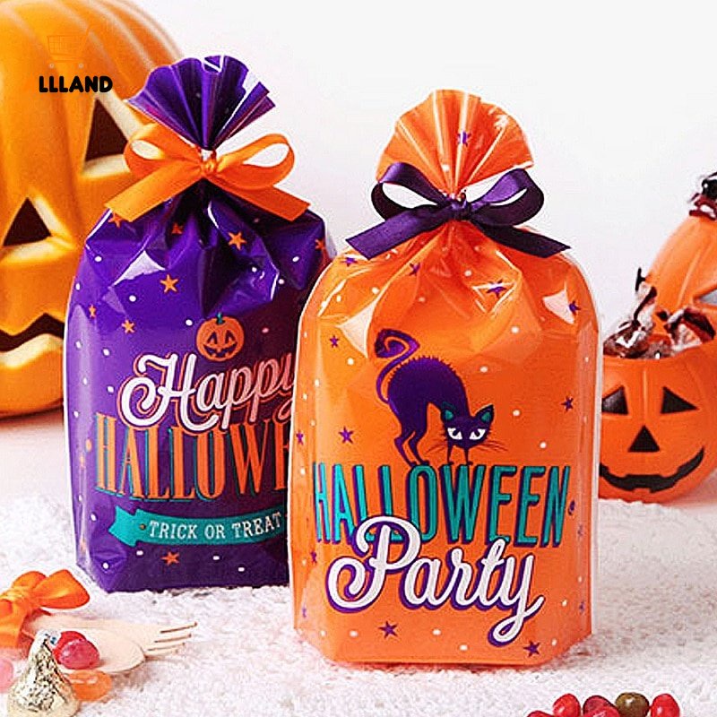 Halloween Theme Party Pumpkin Ghost Begging Sugar Bag/ Pumpkin Skeleton ...