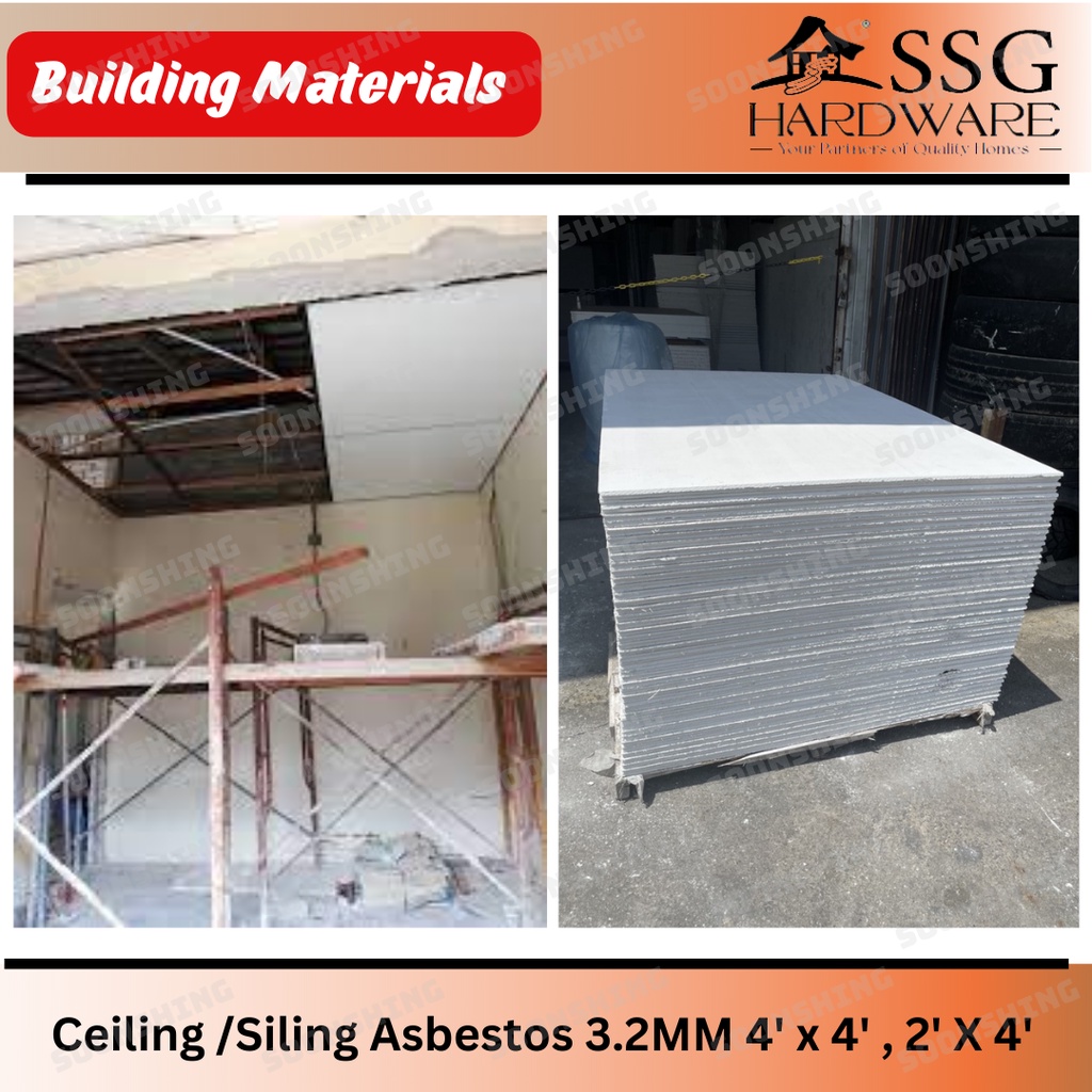Ceiling Sheet Siling Ceiling Asbestos Papan Siling 2' x 4' , 4' X 4 ...