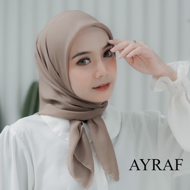 Bella square rectangular hijab with neci edge size 110x110/bella square ...