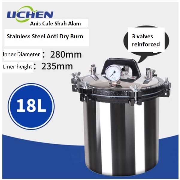 Stainless Steel Retort Machine 18 Ltrs Manual (with voltage regulator ...