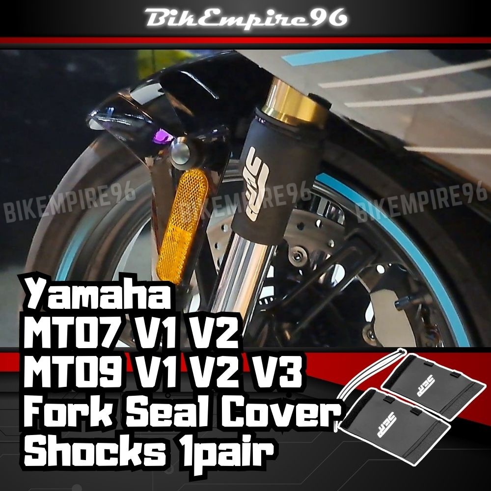 Yamaha MT07 V1 V2 MT09 V1 V2 V3 Motorcycle Up Side Down Fork Seal Cover ...
