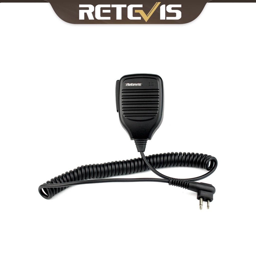 Retevis (2Pin) Handheld PTT Speaker Microphone | Shopee Malaysia
