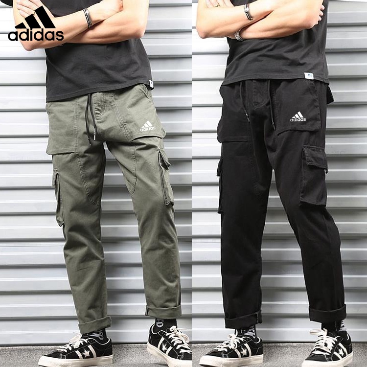 Ready Stock Overalls Multi-pocket Overalls Casual Pants Men Straight ...