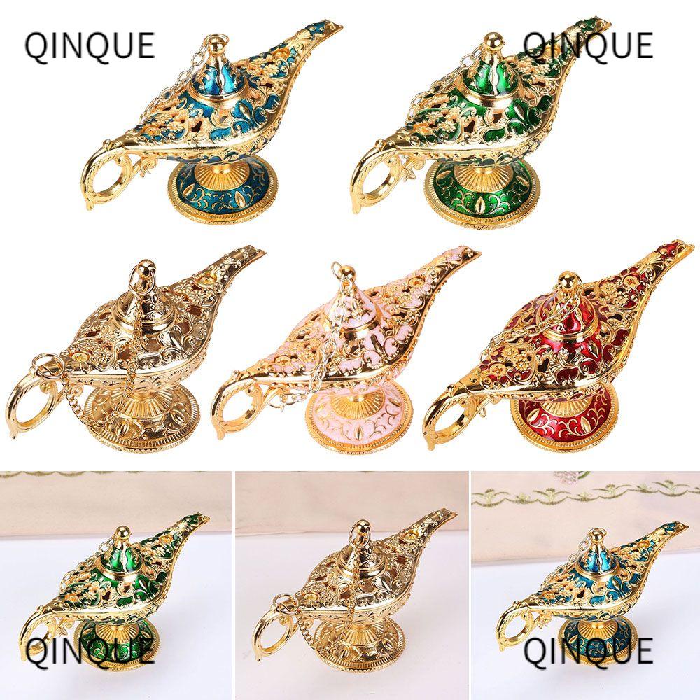 QQIN Aladdin Lamp Craft Zinc Alloy Props Wishing Light | Shopee Malaysia
