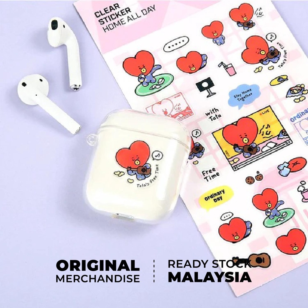 [OFFICIAL] BT21 Home All Day Clear Sticker BTS BT21 TinyTAN BangTan ...