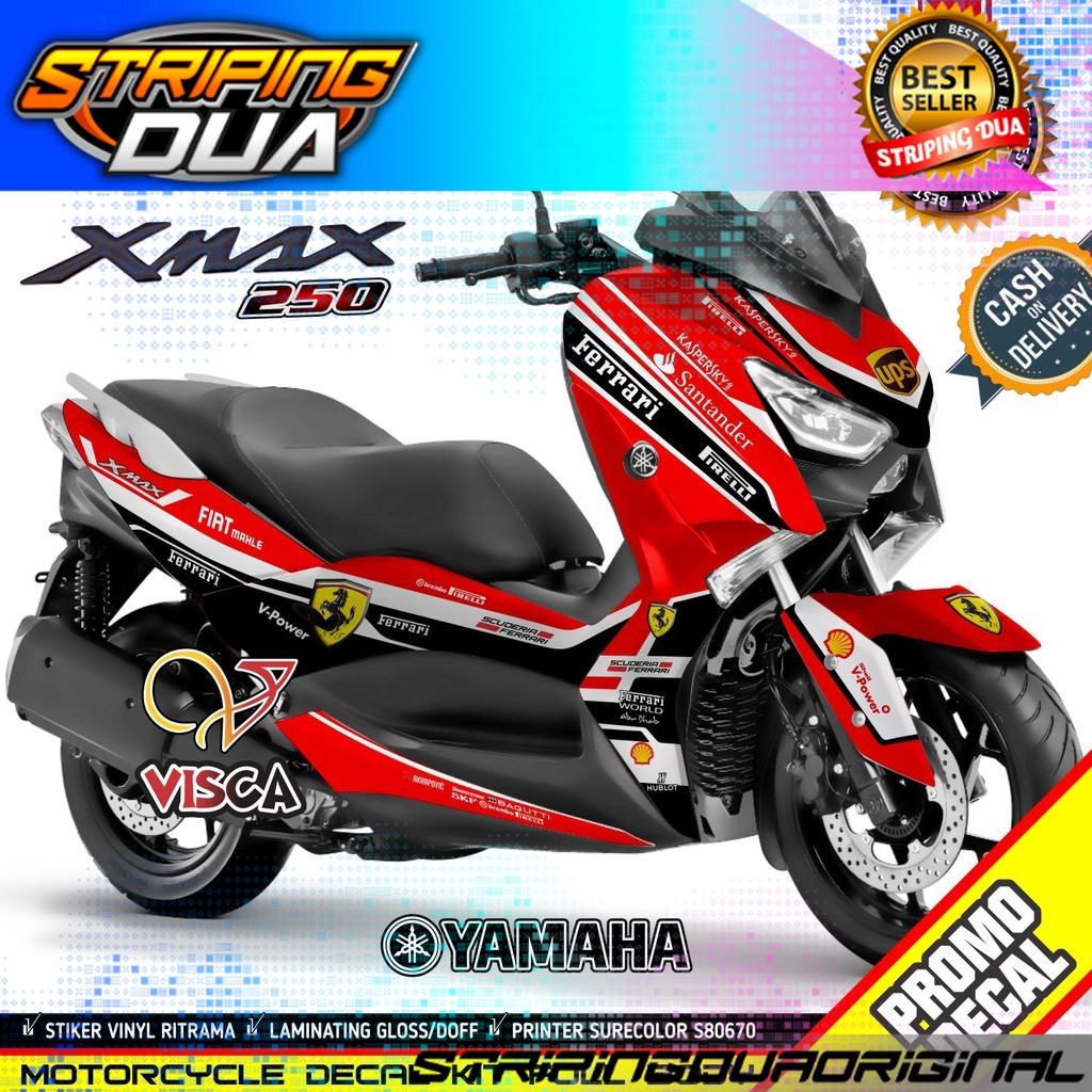 Decal XMAX 250 Full Body Dekal XMAX 250 Stickers XMAX 250 Variations ...