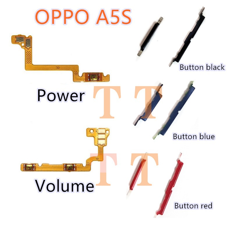 Power volume button flex for oppo A5S Cable Replacement Part | Shopee ...