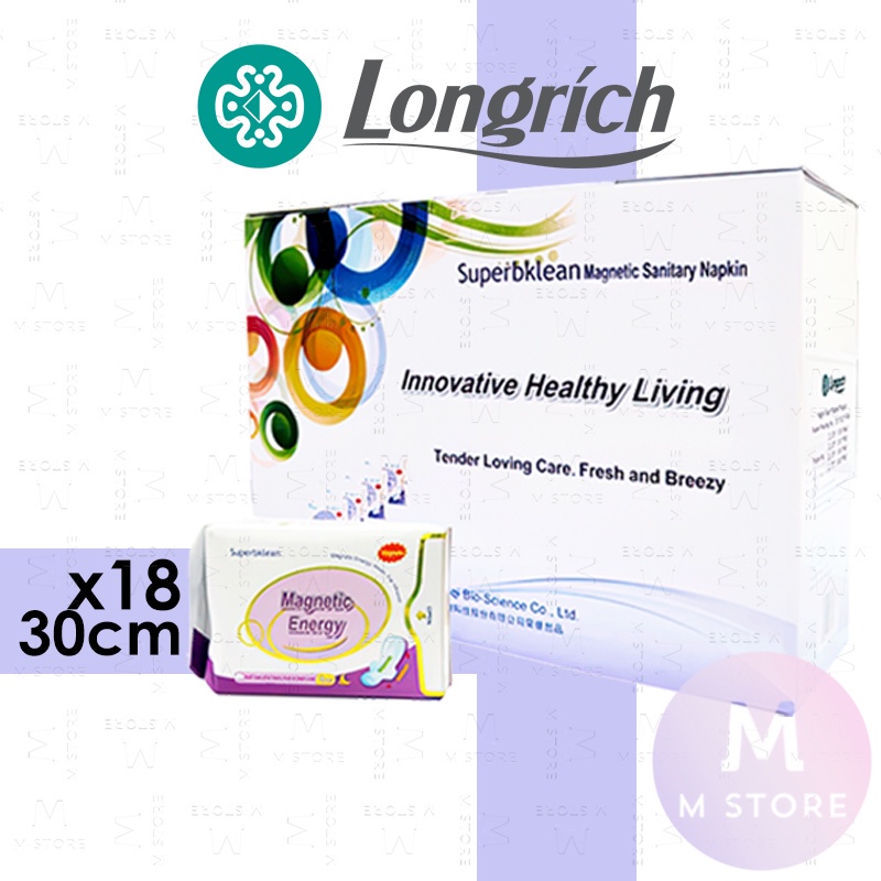 MALAYSIA HALAL ORIGINAL LONGRICH SUPERBKLEAN Magnetic Energy Sanitary ...