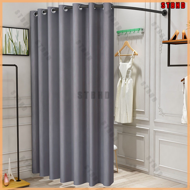 Clothing Store C-Type Fitting Room Cloth Curtain Door Curtain Dressing ...