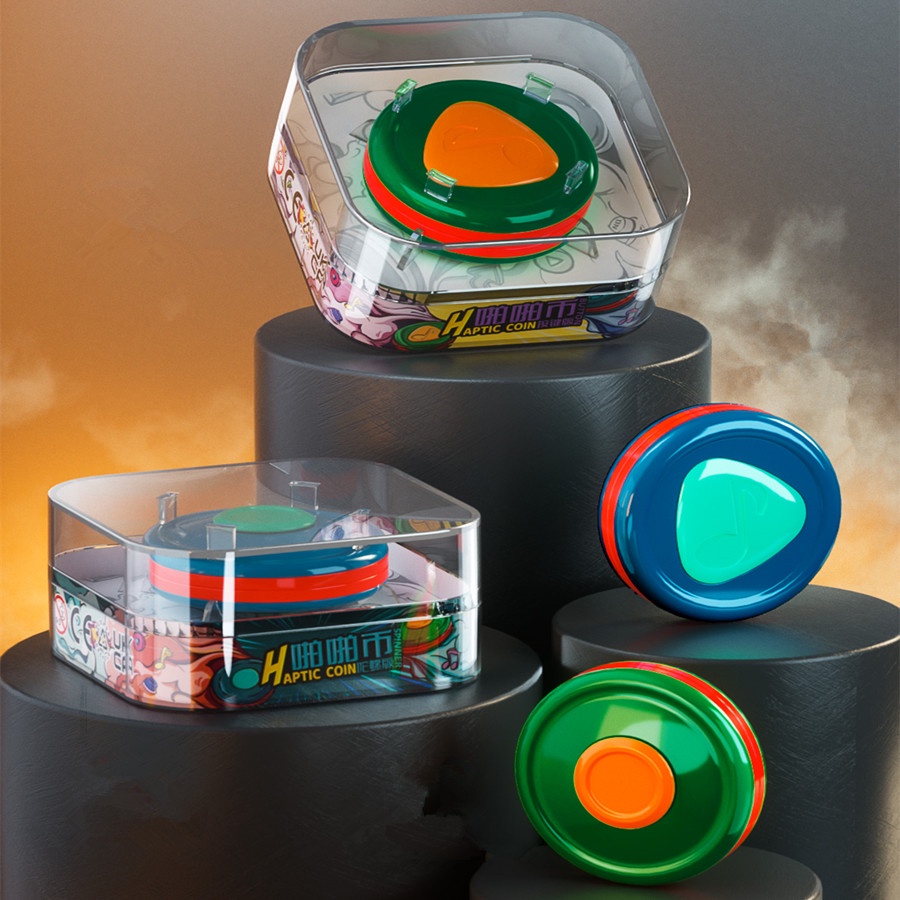 Haptic Coin Spinner Every Day Carry Finger Hand Spinner | Shopee Malaysia