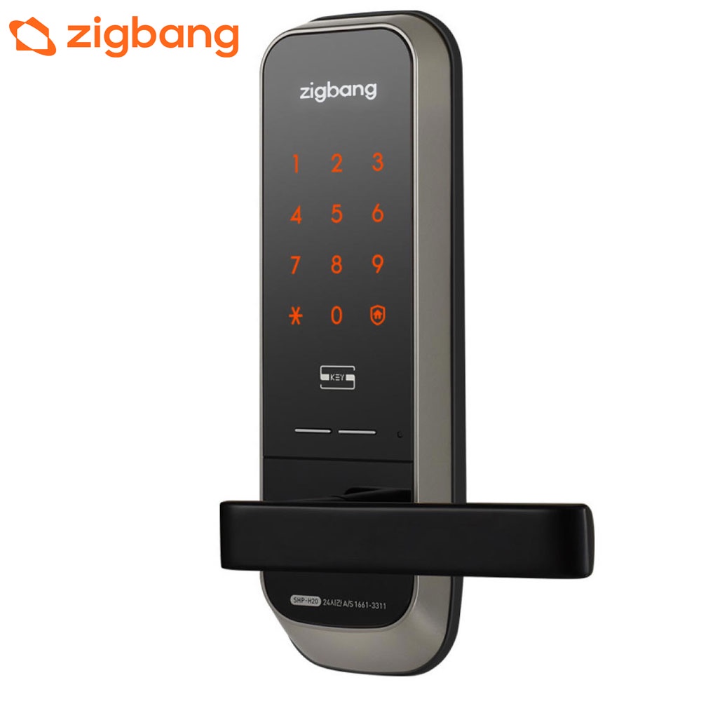 ZIGBANG SHP-H20 Smart Digital Door Lock Touch Pad Password Card Key ...