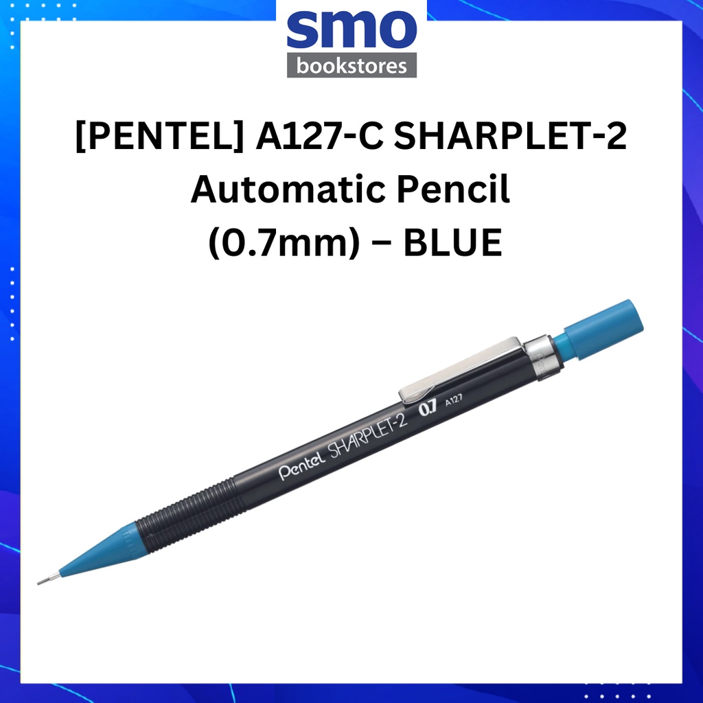 [PENTEL] A127-C SHARPLET-2 Automatic Pencil (0.7mm) – BLUE (Mechanical ...