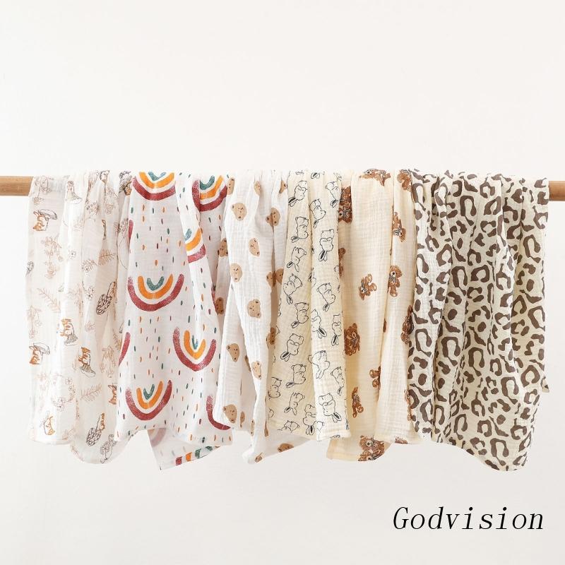 BB Portable Swaddle Blanket Cotton Muslin Blanket for Girls & Boys Baby ...