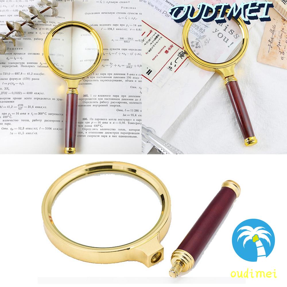 OUDIMEI Magnifier Easy To Use 60mm/70mm/80mm/90mm Portable Reading Book ...