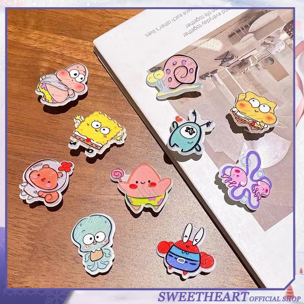 Liu Seaside Clip Hair Accessories Cartoon SpongeBob SquarePants Weird ...