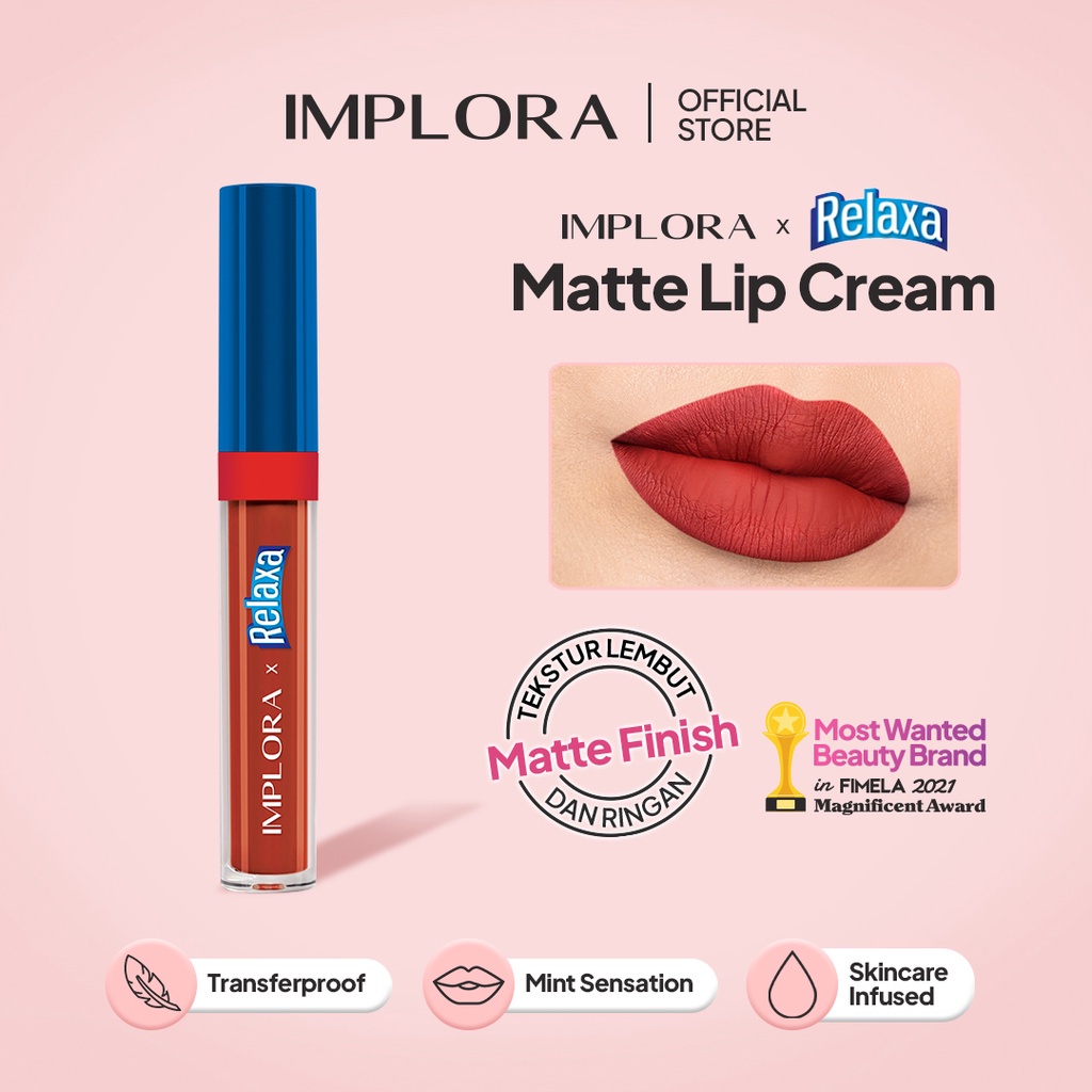 Implora X Relaxa Matte Lipcream | Shopee Malaysia