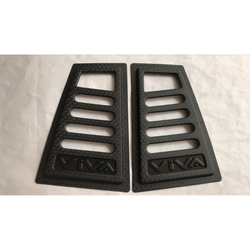 Perodua Viva rear side 3D carbon window triangle mirror cover | Shopee ...