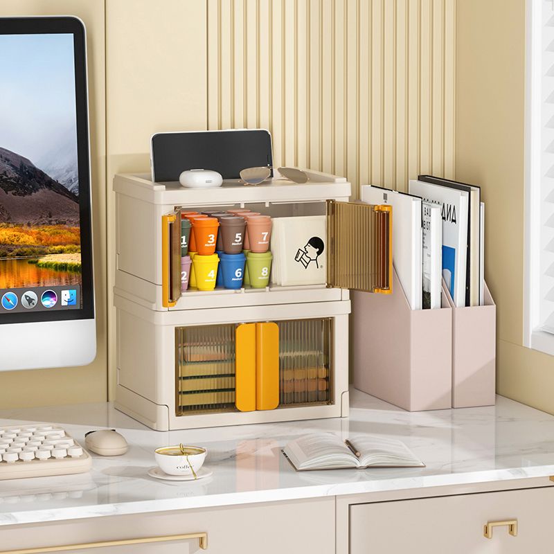 Multifunctional Mini Desk Storage Box Office simple assembly desk ...