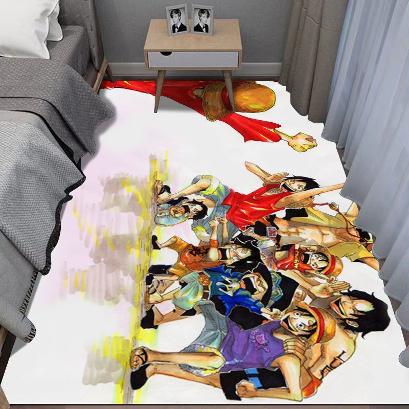One Piece Bedroom Girl Dirt-Resistant Bedside Room Carpet Living Room ...