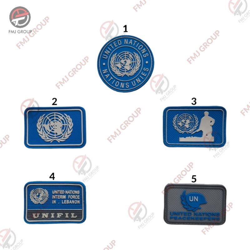 UN/Unifil/PBB Velcro Logo Emblem Rubber Patch | Shopee Malaysia
