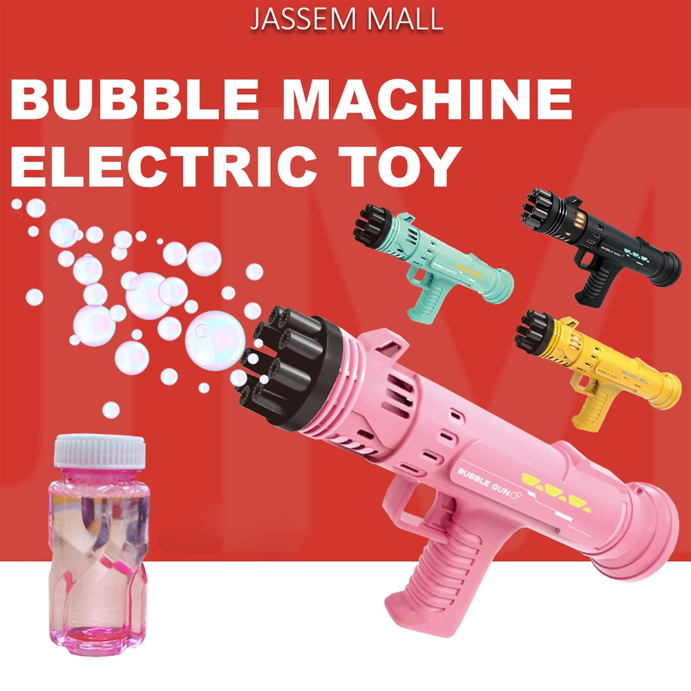 Bubble Machine Toy Electric Bubble Gun Automatic Spray Bubble Toy guns ...