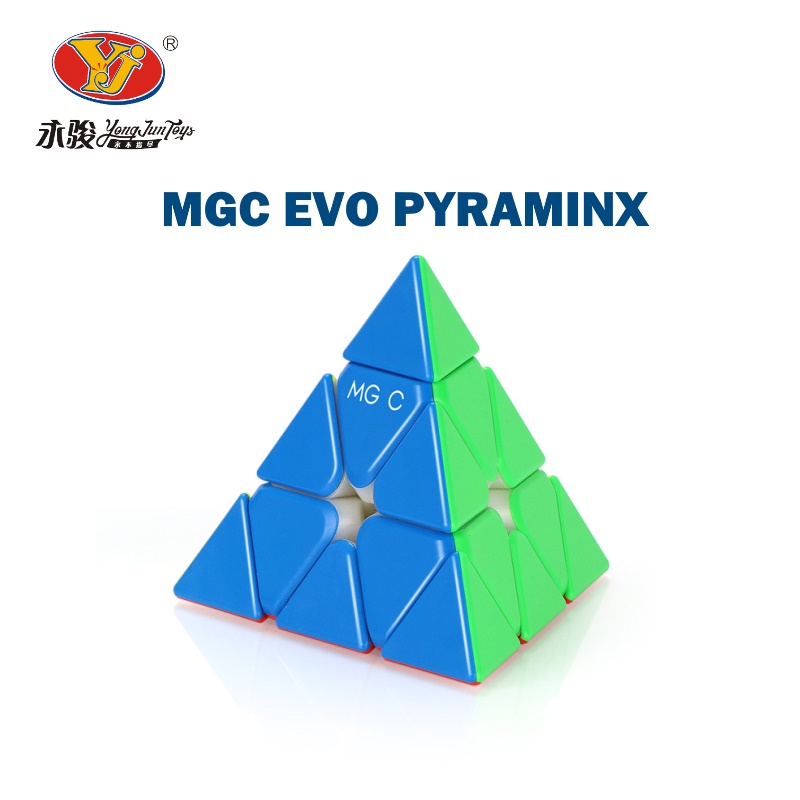 YJ MGC EVO Pyraminx Magnetic Magic Speed Cube Stickerless Professional ...