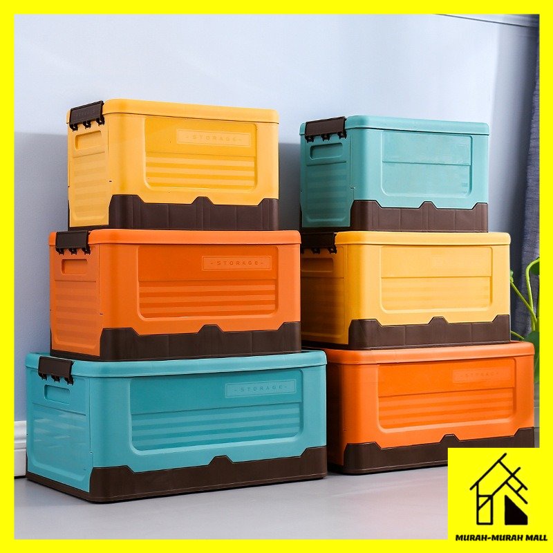 🇲🇾SHOCK SALE🌈 Multifunctional Foldable PP Storage Box with Handle ...