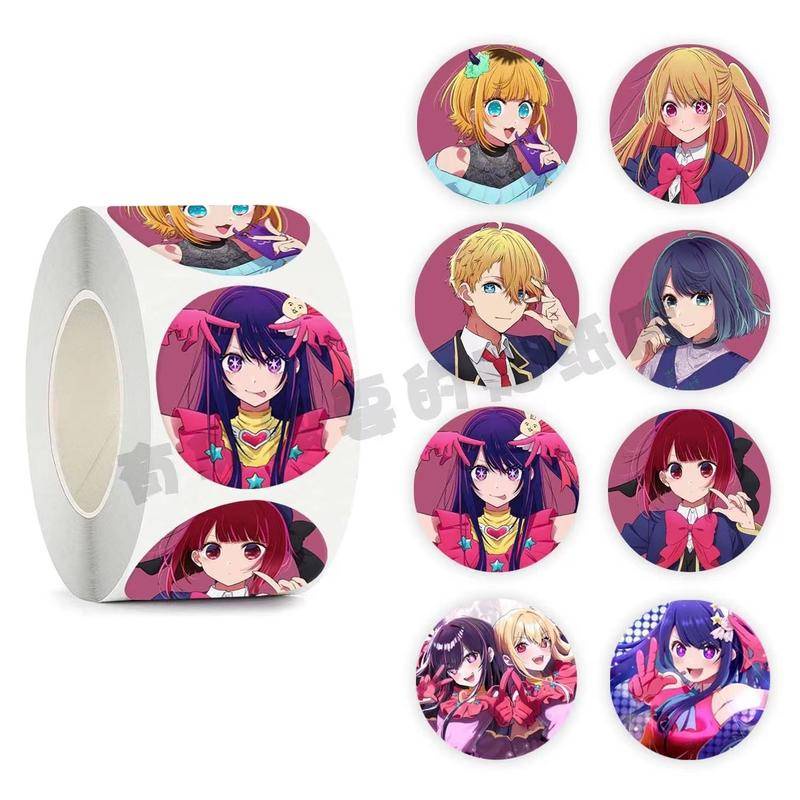 500Pcs/Roll Oshi no Ko Hoshino Ai Mem Cho Hoshino Aquamarine Kurokawa ...