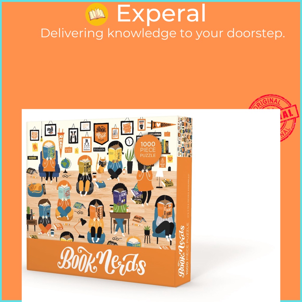 [English - 100% Original] - Book Nerds Puzzle by Gibbs Smith Gift (US edition, paperback ...