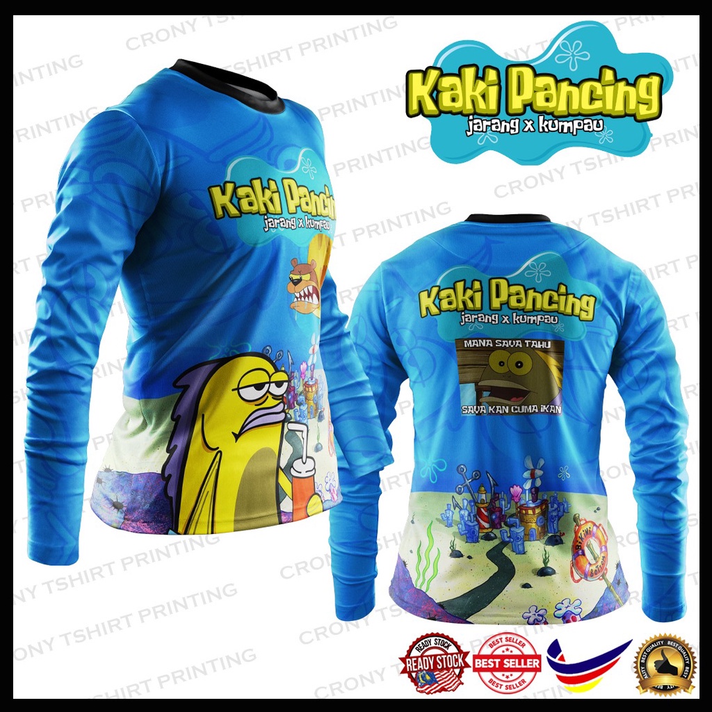 Kaki Pancing Jarang X Kumpau BikiniiBottom Design Sublimation Tshirt ...