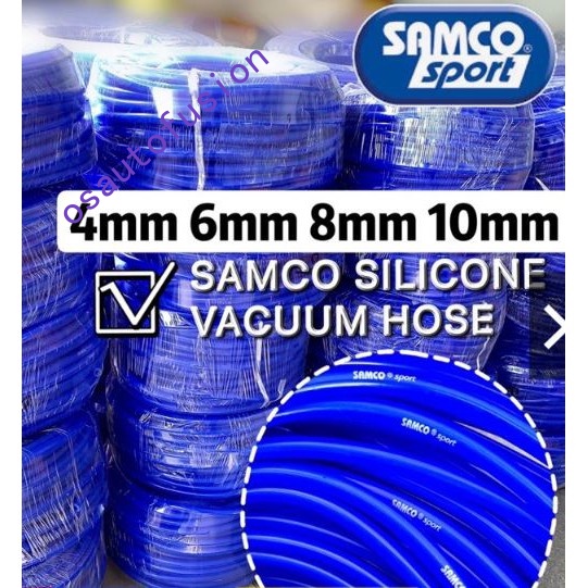 [Stok Sedia] 4MM 6MM 8 MM (1meter) SAMCO Silicone Vacuum Hose Tube Hose ...
