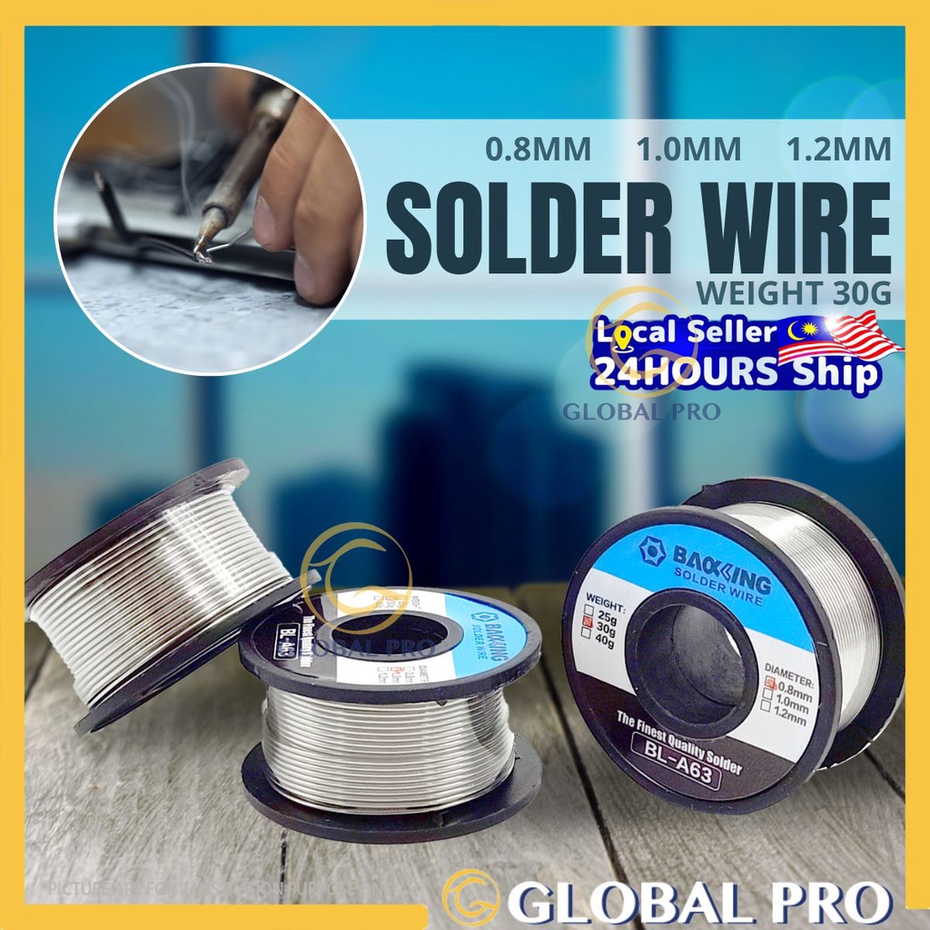 PREMIUM LEAD 30G A63 Solder Wire Soldering Wire Pateri Solder Set ...
