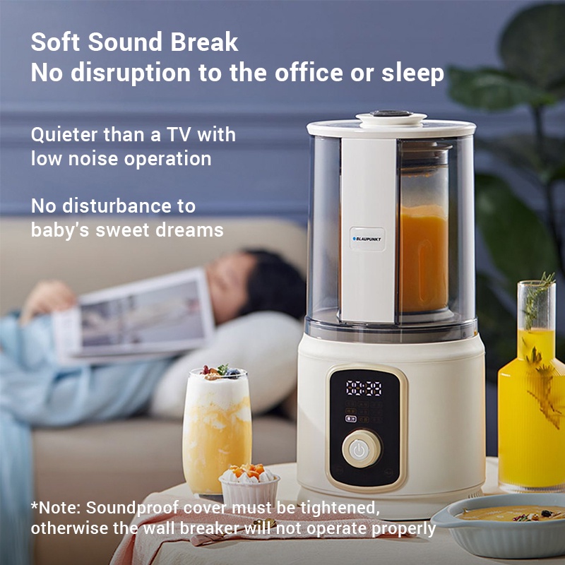 Blaupunkt Ultra Quiet Food Processor Soymilk Machine Automatic Juicer ...