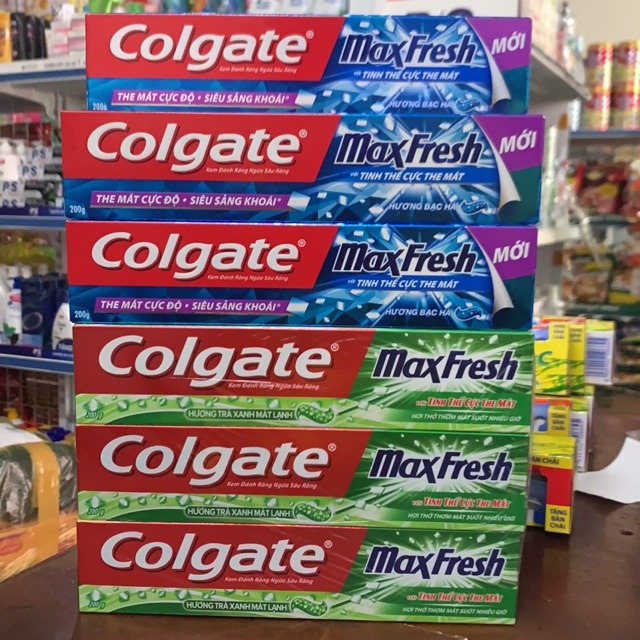 Colgate Max Fresh Toothpaste 180G Mint/green tea flavor | Shopee Malaysia