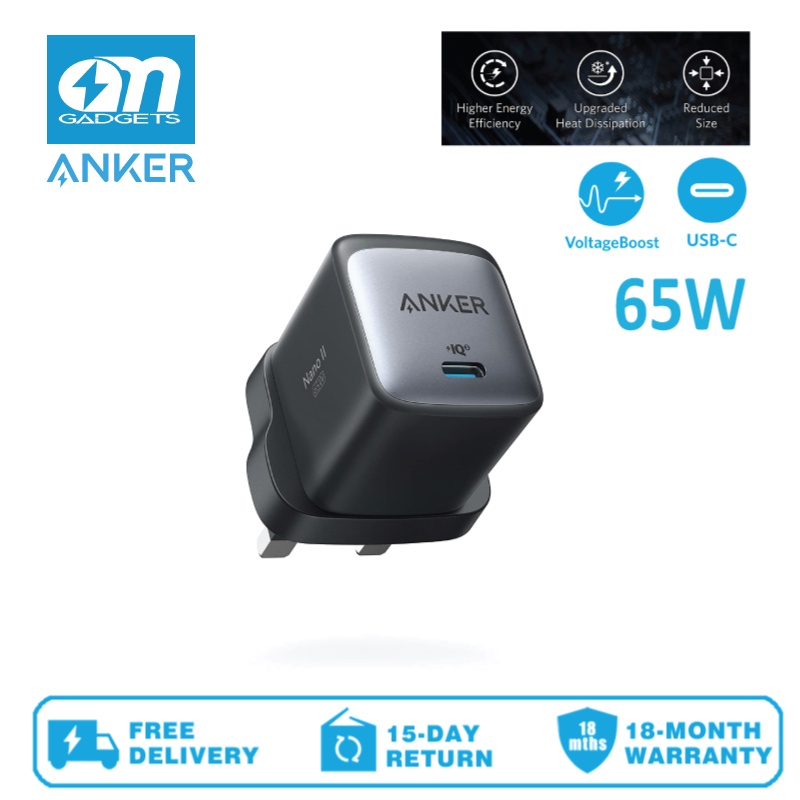 Anker A2663/A2664/A2665 Nano II 65W/45W/30W GaN II PPS Fast Charger ...