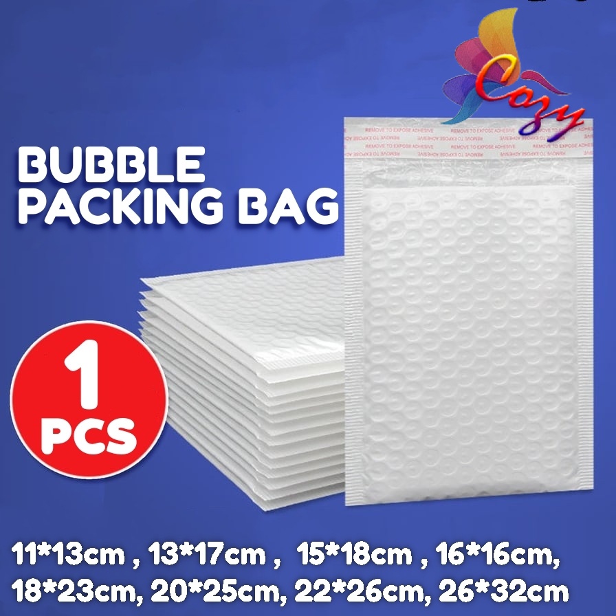 (1 Pcs) Bubble Packing Bag Plastic Packaging Mailer Wrap Protection ...