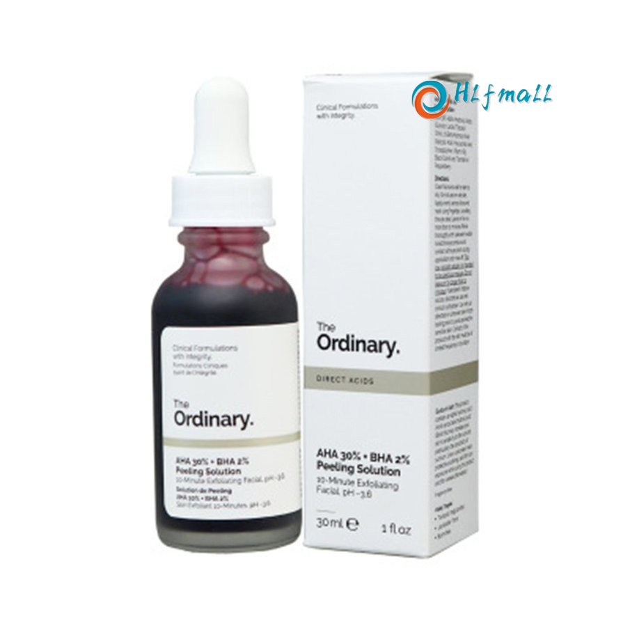 The Ordinary AHA30%+BHA2% Peeling Solution Fruit Acid Exfoliating Mask ...