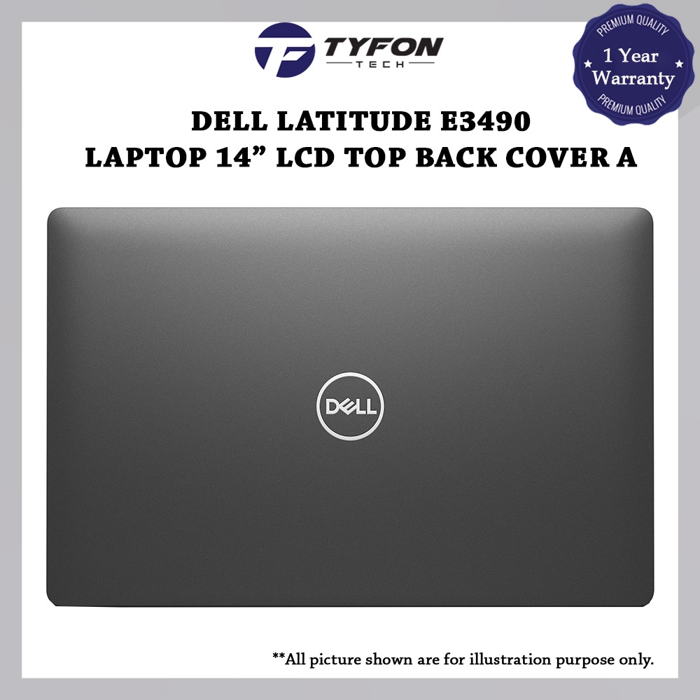 Dell Latitude 3490 E3490 L3490 P89G Laptop LCD Top Back Casing Cover A ...