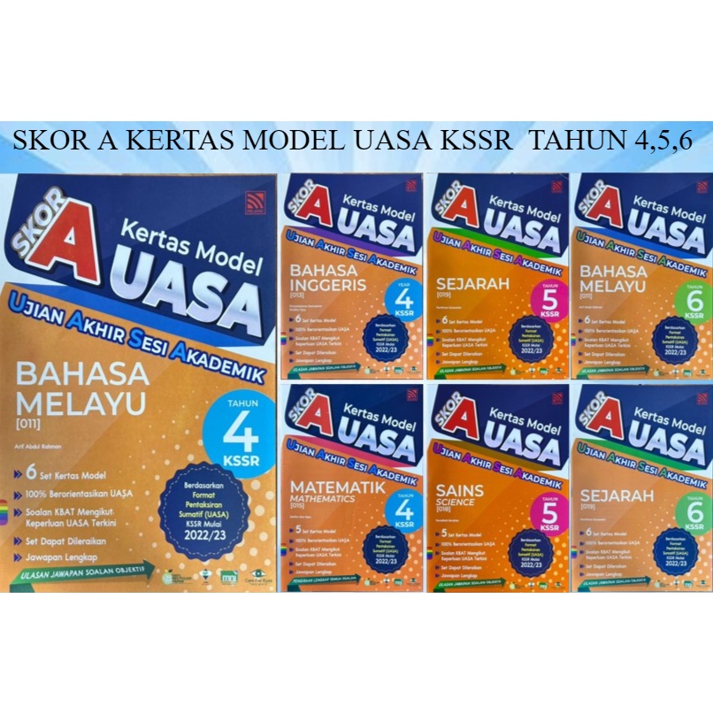 [bso] Pelangi Skor A Kertas Model Uasa Kssr Tahun 4 Tahun 5 Tahun 6