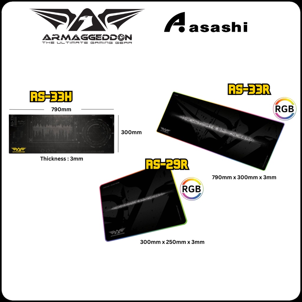 Armaggeddon AS-33H Assault XL Size / AS-29R Pro / AS-33R Gaming ...